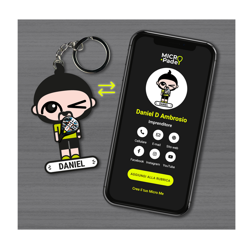 Micro Padel - Portachiavi personalizzato in 3D. – micropadel